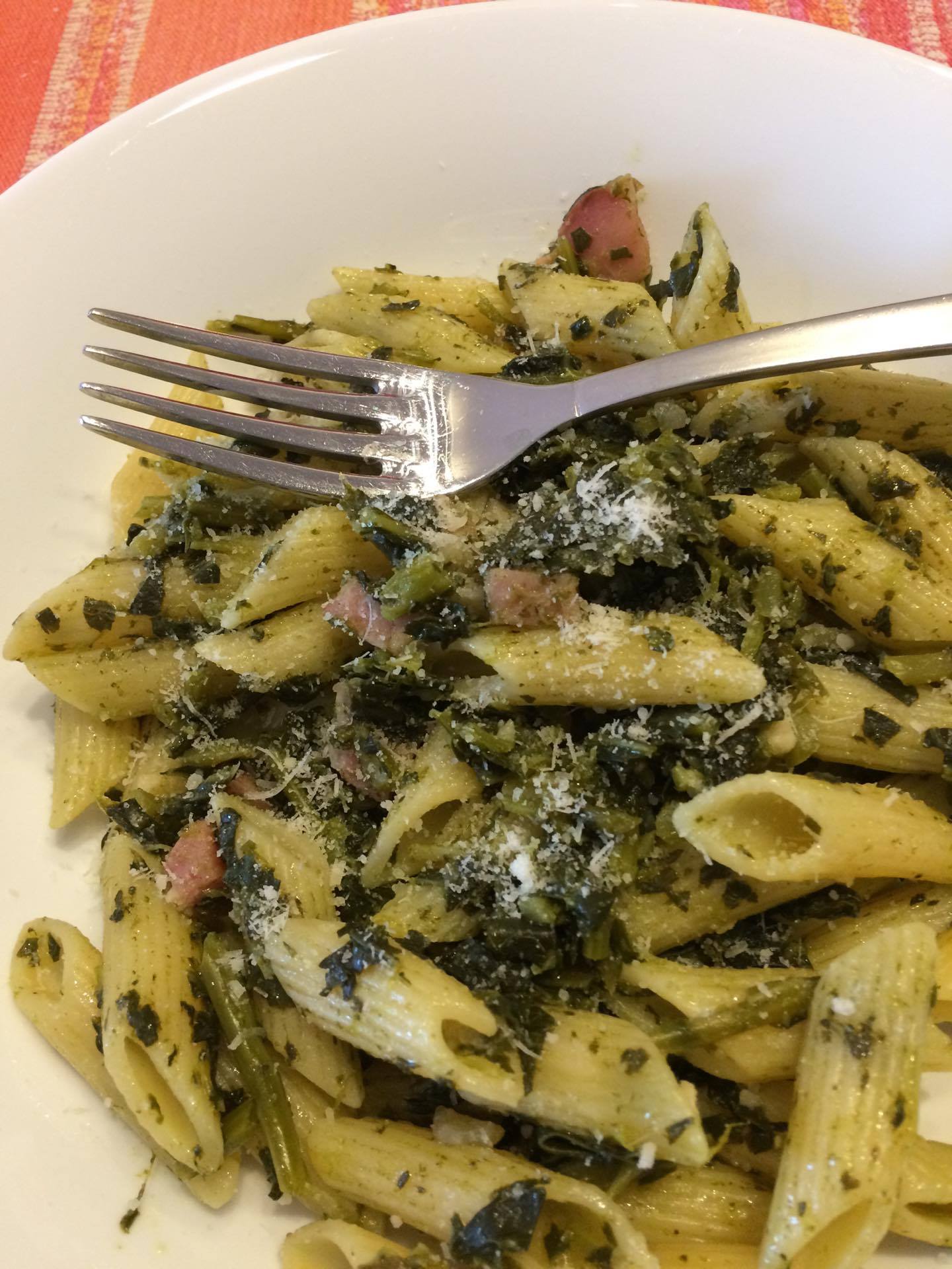 Pasta con broccoli fiolaro e pancetta - AltoVicentinOnline
