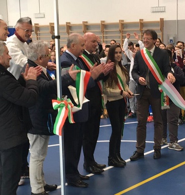 Cogollo-Caltrano. Inaugurata la nuova palestra con Lucchetta superstar