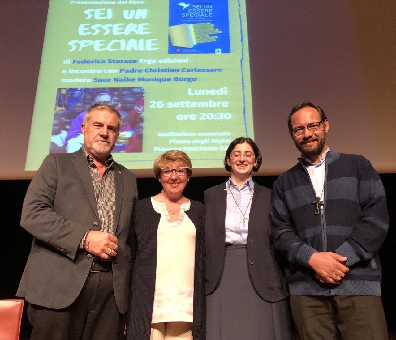 Piovene accoglie padre Christian e Federica Storace. "Oltre il dolore c ...