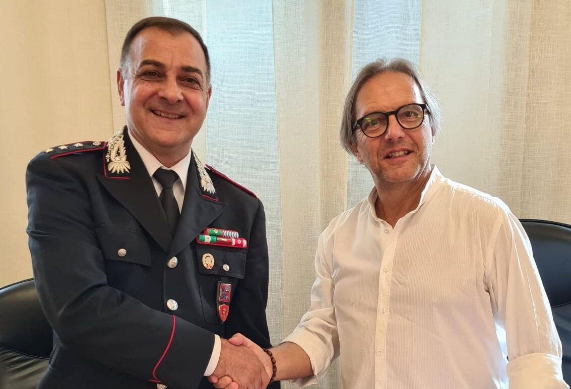 Thiene. ll Capitano Maggio va via: il saluto del Sindaco Giampi ...