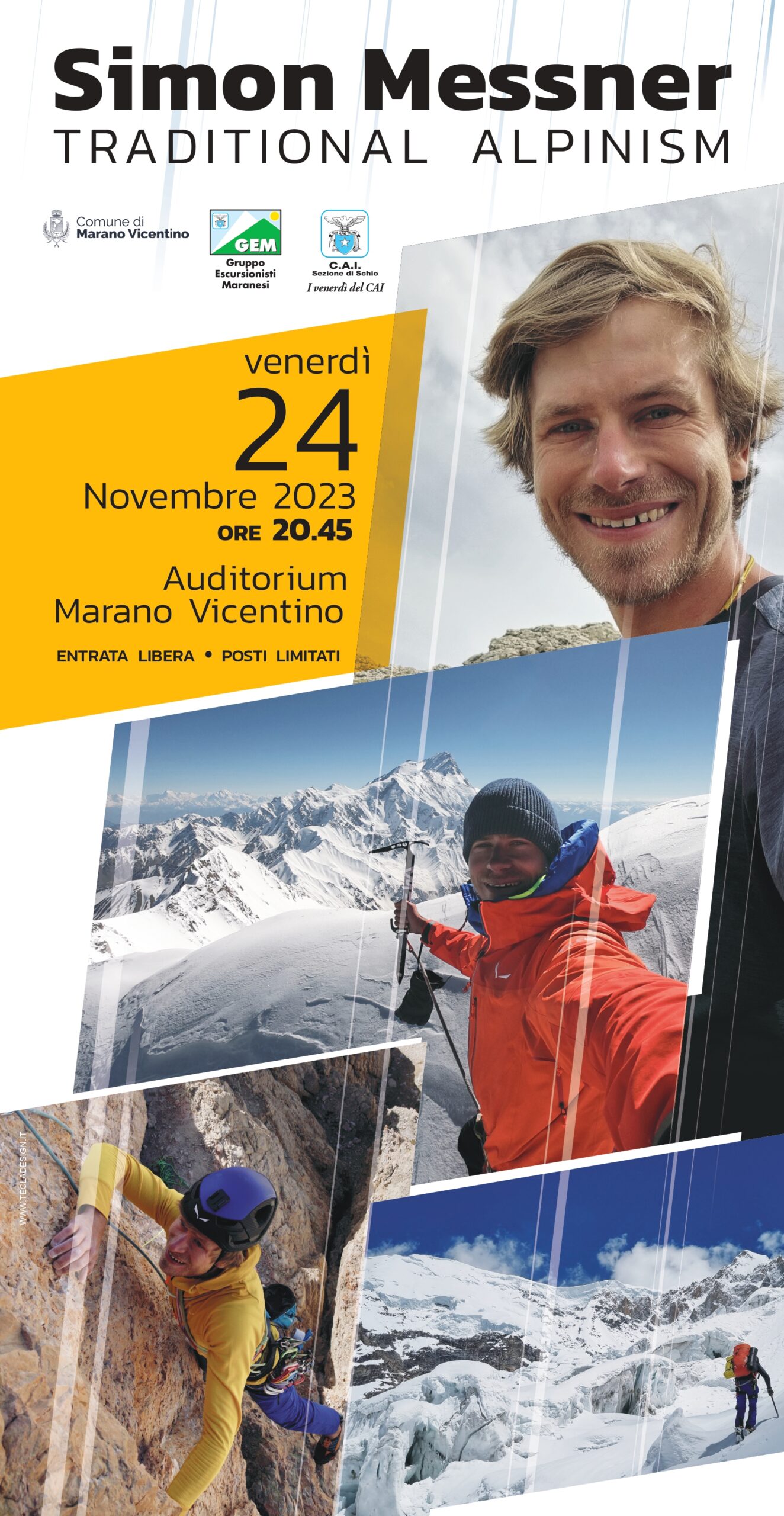Simon Messner all'auditorium di Marano Vicentino per una serata ...