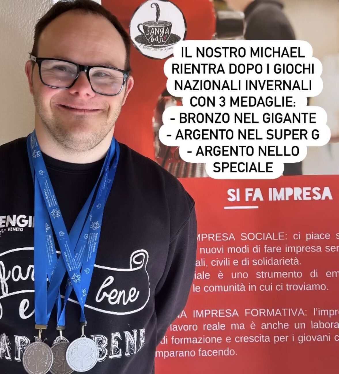 Fara. Michael Carollo brilla ai Giochi Nazionali Invernali Special ...