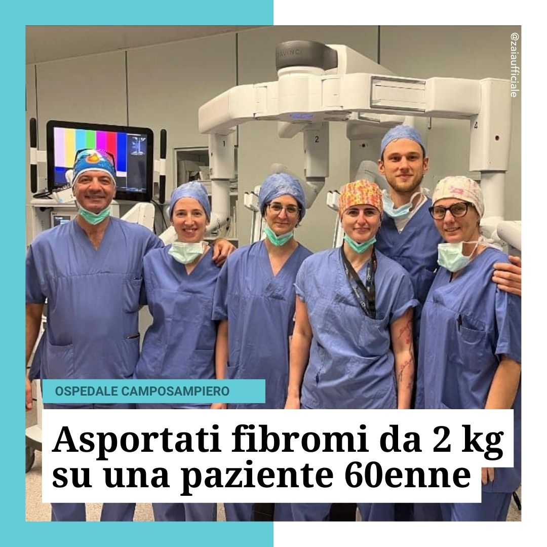Asportato in Veneto fribrona di due kg con il Robot Da Vinci ...