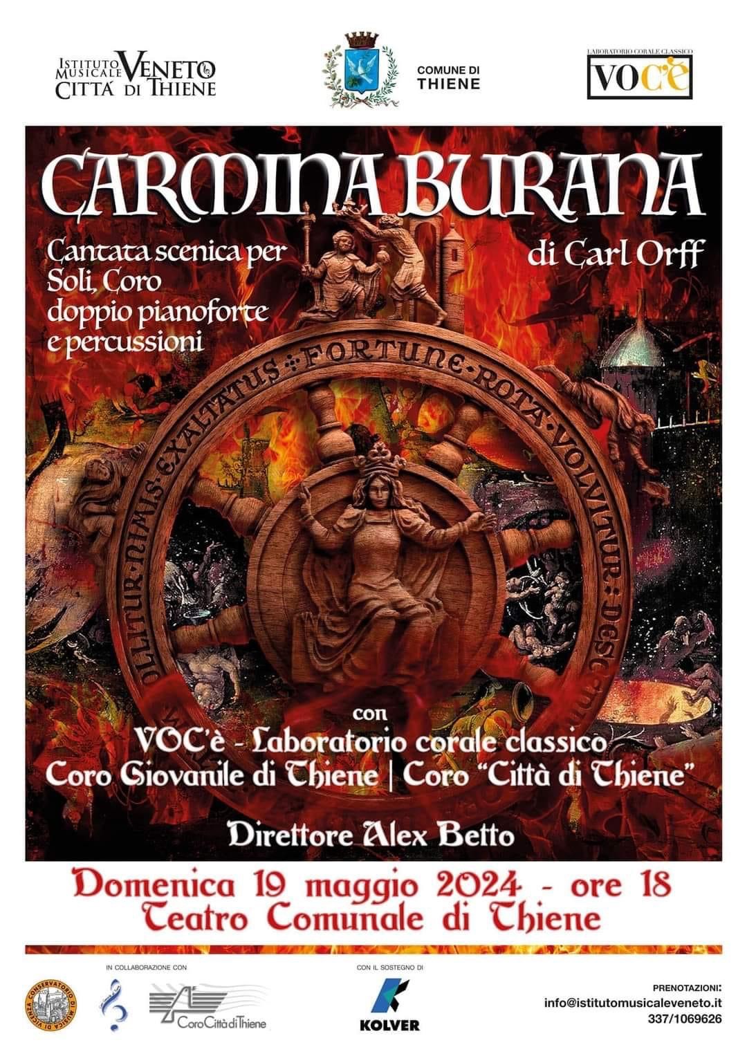 C'è attesa a Thiene per "Carmina Burana" di Carl Orf - AltoVicentinOnline