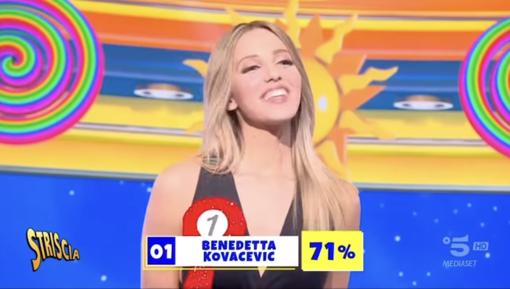 Thiene. Benedetta Kovacevic trionfa con il 71% a Striscia la Notizia: sempre più vicina a ...