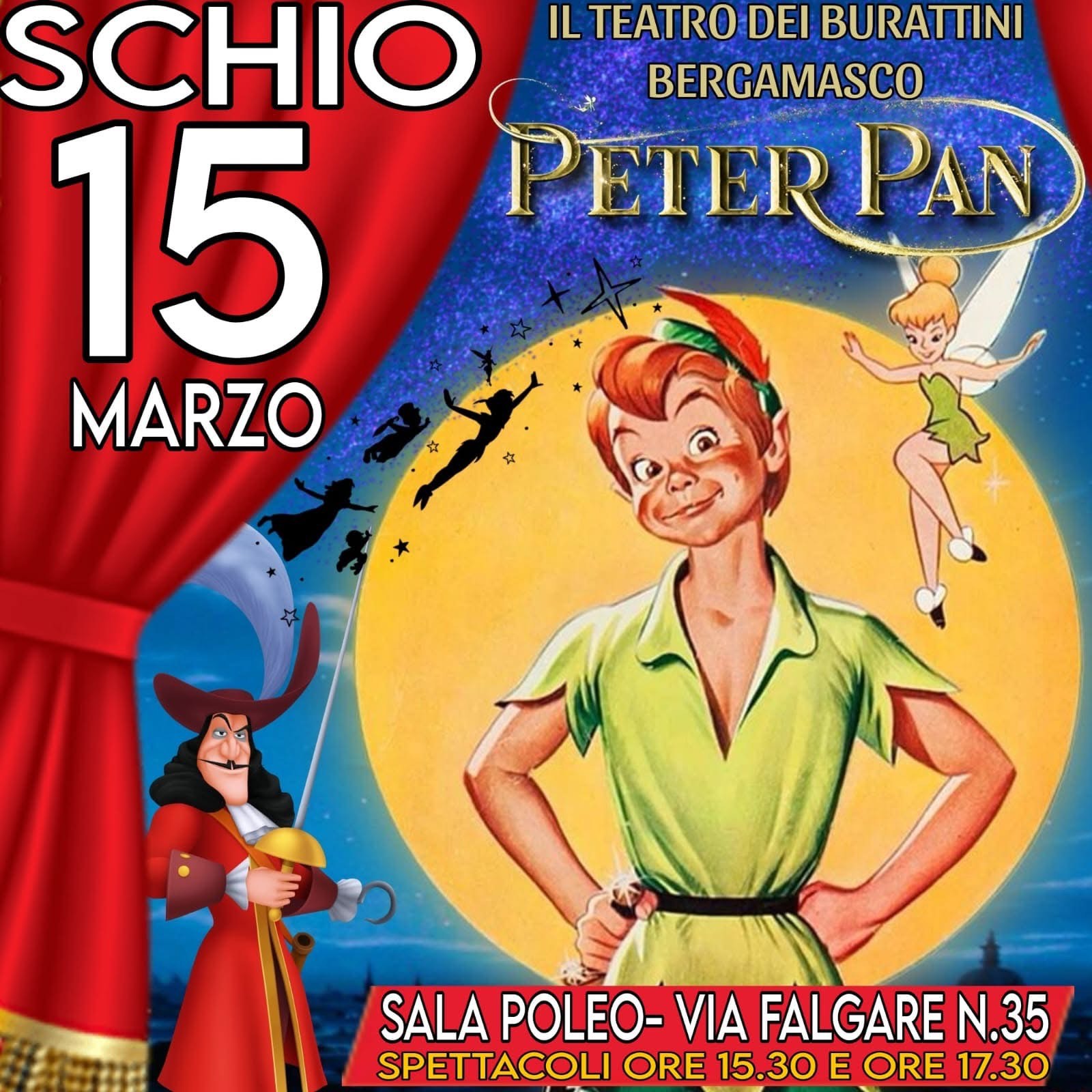 Peter Pan arriva a Schio: uno spettacolo per tutta la famiglia ...