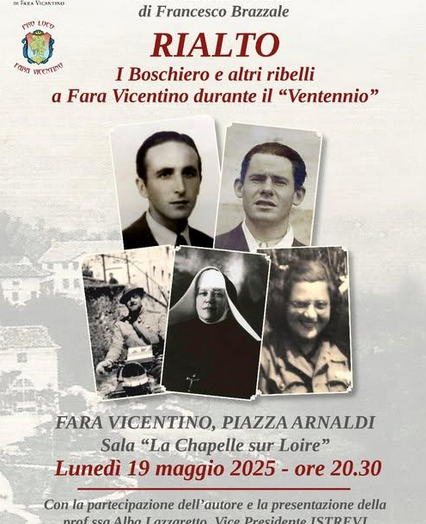 Presentazione del libro "Rialto, i Boschiero e altri ribelli a Fara ...