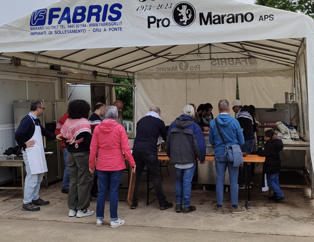 Pranzo pro Pal a Marano Vicentino, "Soldi per le famiglie di Gaza in ...